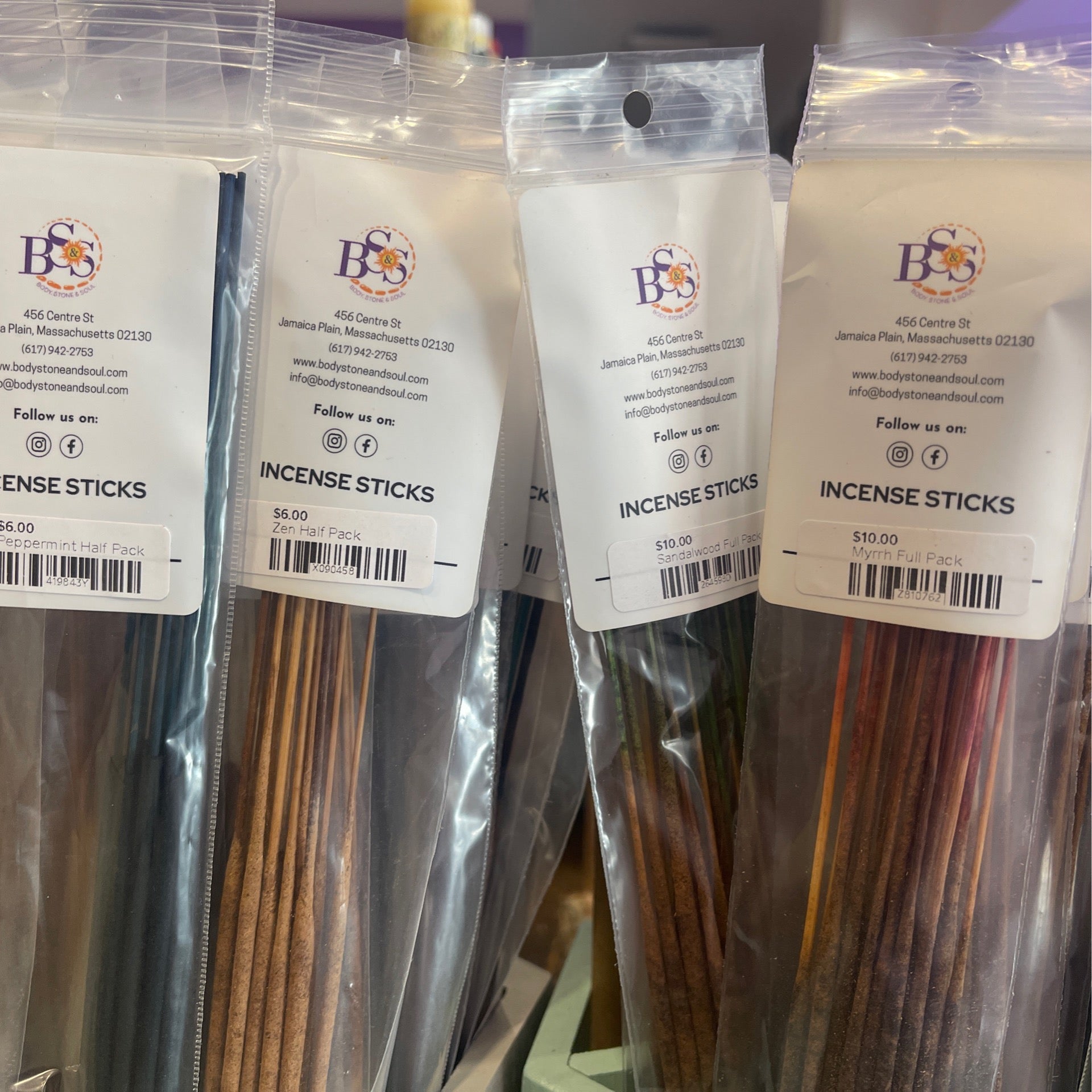 Body, Stone and Soul Incense | Body, Stone and Soul