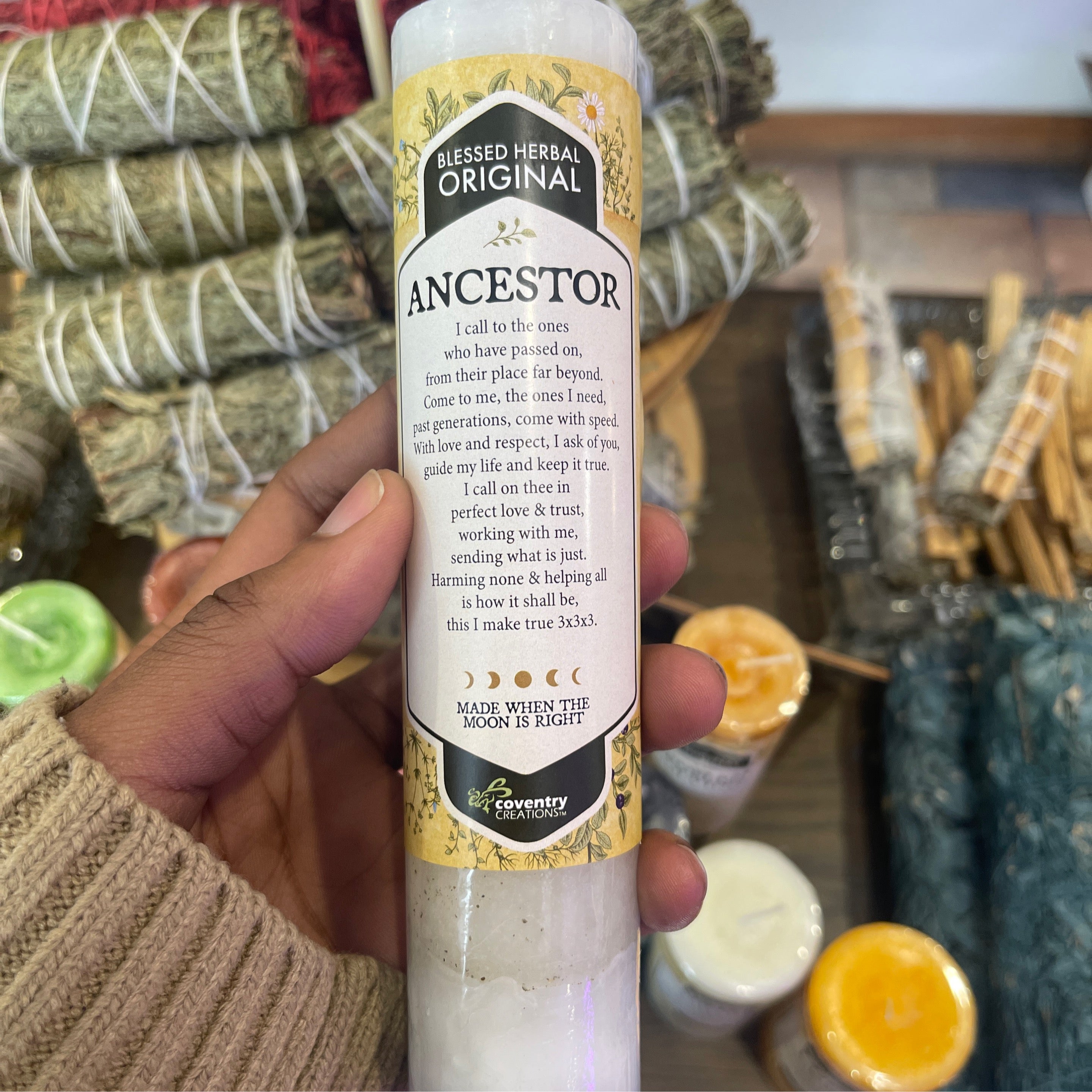 Ancestor Candle | Body, Stone and Soul