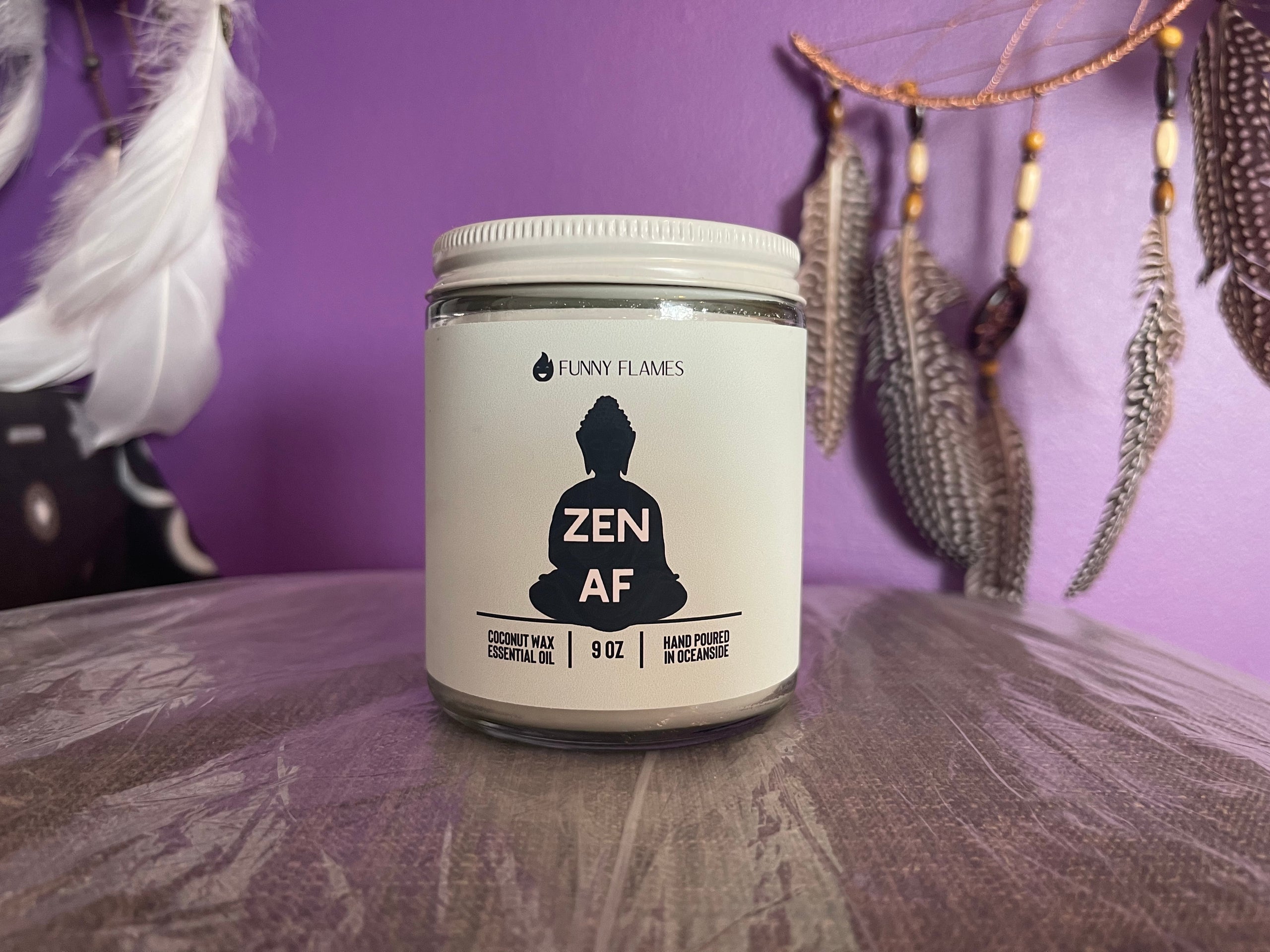 Zen Af-Coconut Wax Essential Oil | Body, Stone and Soul